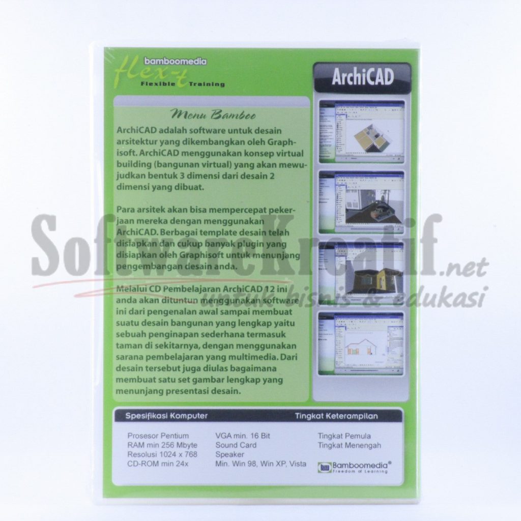 Bamboomedia CD Video Tutorial Mahir Pake ArchiCAD (ArchiCAD 12 ...